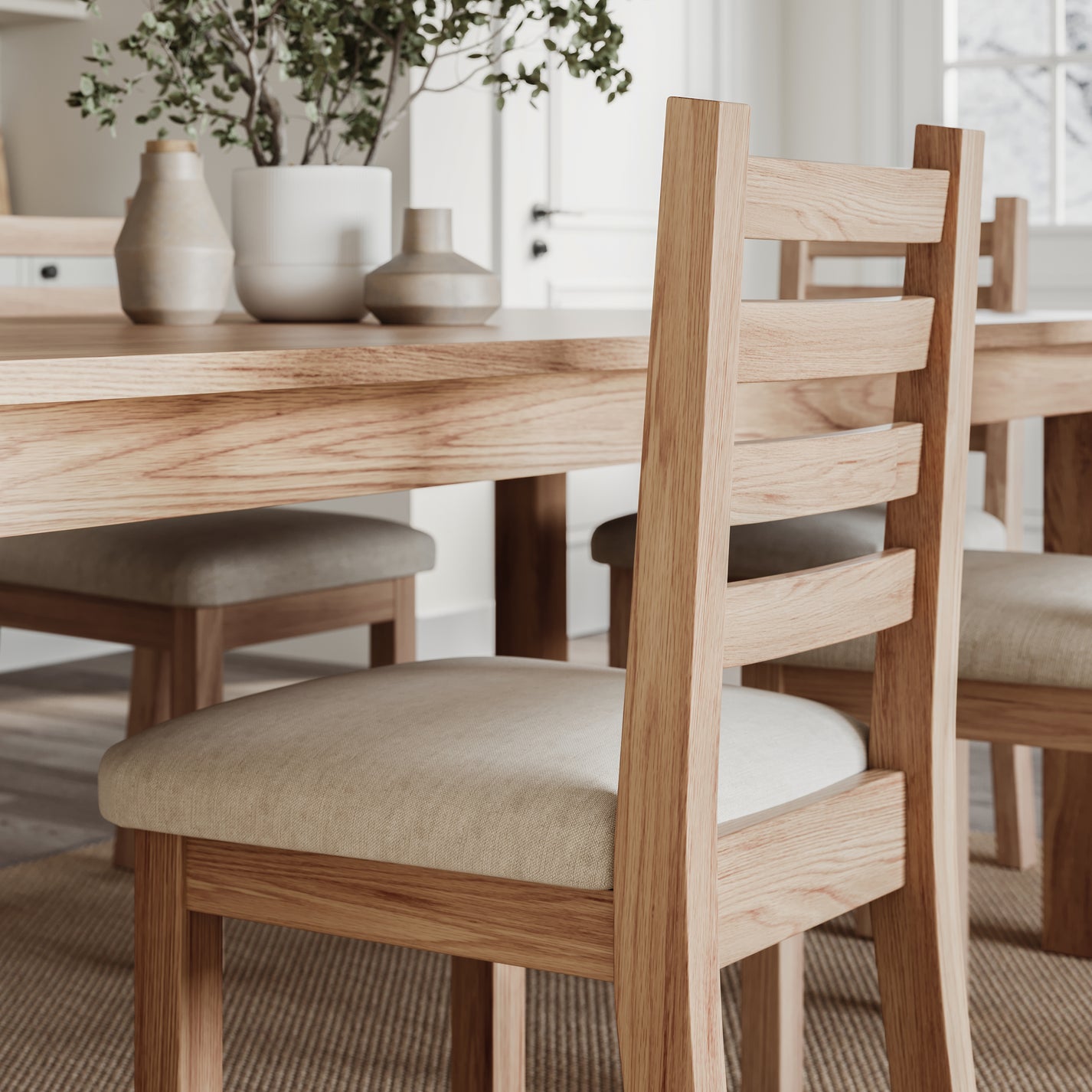 The Piper Solid Wood Dining Table | Brick Mill Furniture