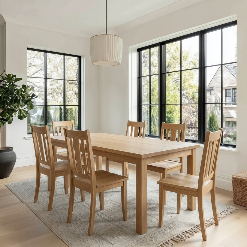 The Piper Solid Wood Dining Table | Brick Mill Furniture