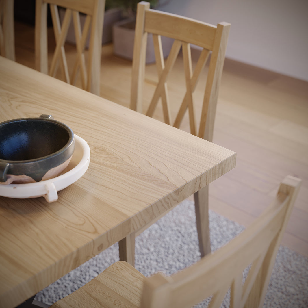 Custom Solid Wood Dining Room Tables | Brick Mill Furniture