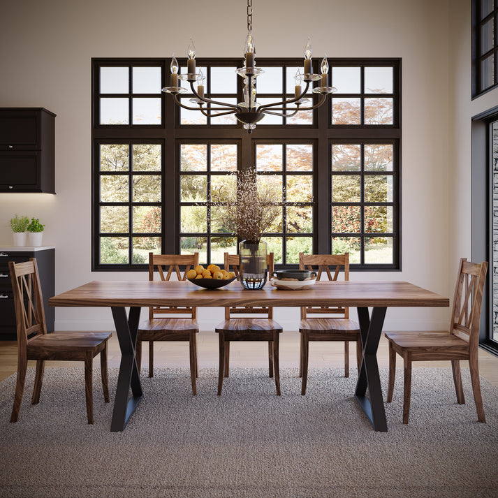 The Welker Solid Wood Dining Table | Brick Mill Furniture