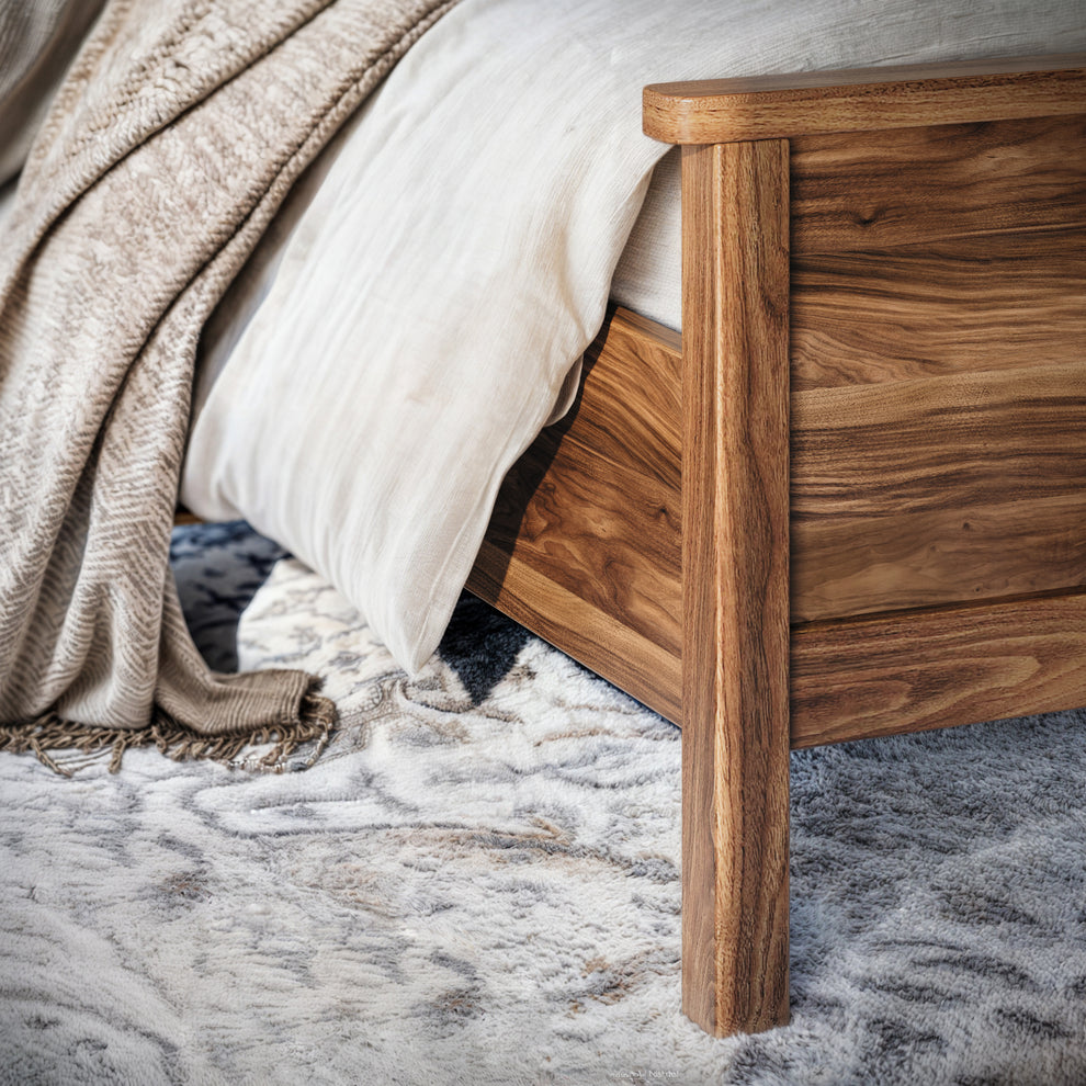 The Watson Solid Wood Bed Frame | Brick Mill Furniture